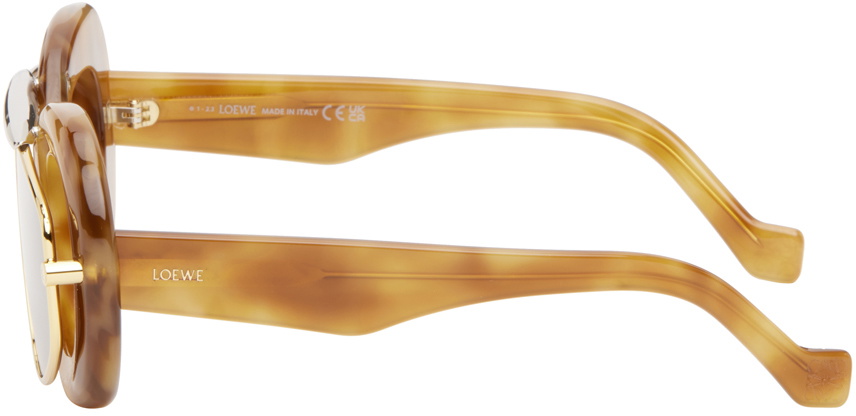 LOEWE Tortoiseshell Wing Double Frame Sunglasses Loewe