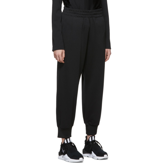 Y-3 Black 3-Stripes Track Pants Y-3