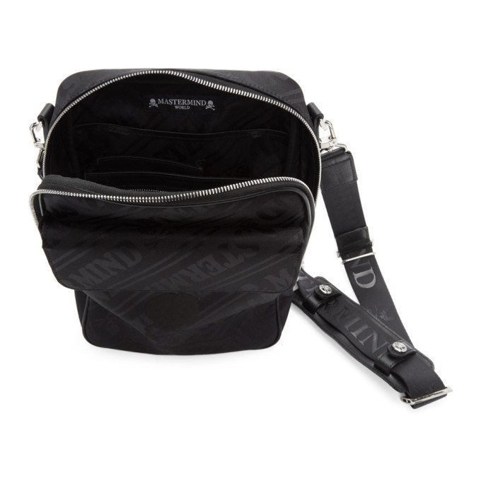 mastermind WORLD Black Logo Crossbody Bag MASTERMIND WORLD