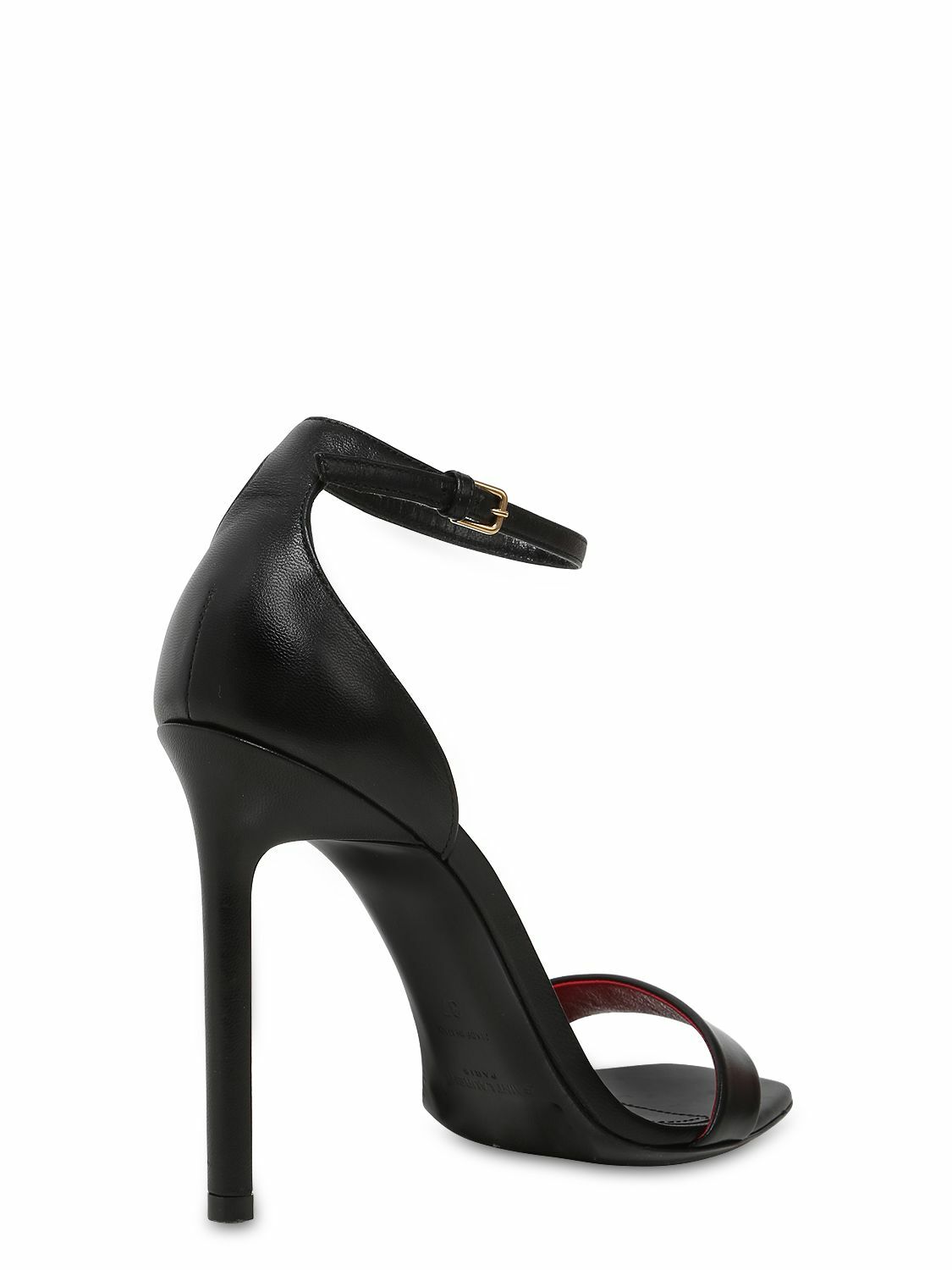 SAINT LAURENT - 105mm Amber Leather Sandals Saint Laurent