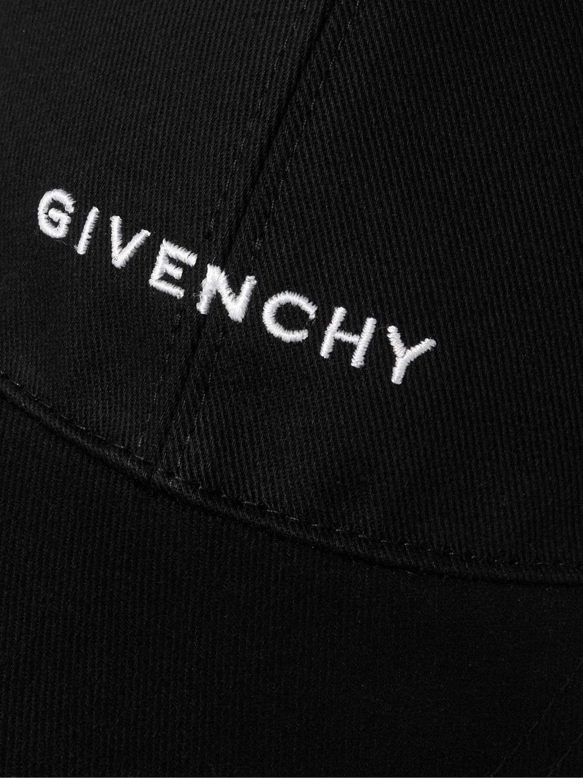 Givenchy - Logo-Embroidered Cotton-Blend Twill Baseball Cap Givenchy
