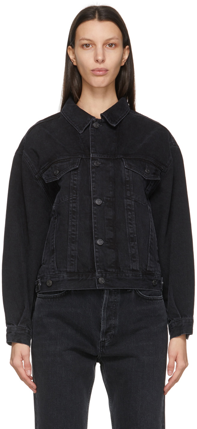 AGOLDE Black Denim Charli Jacket AGOLDE