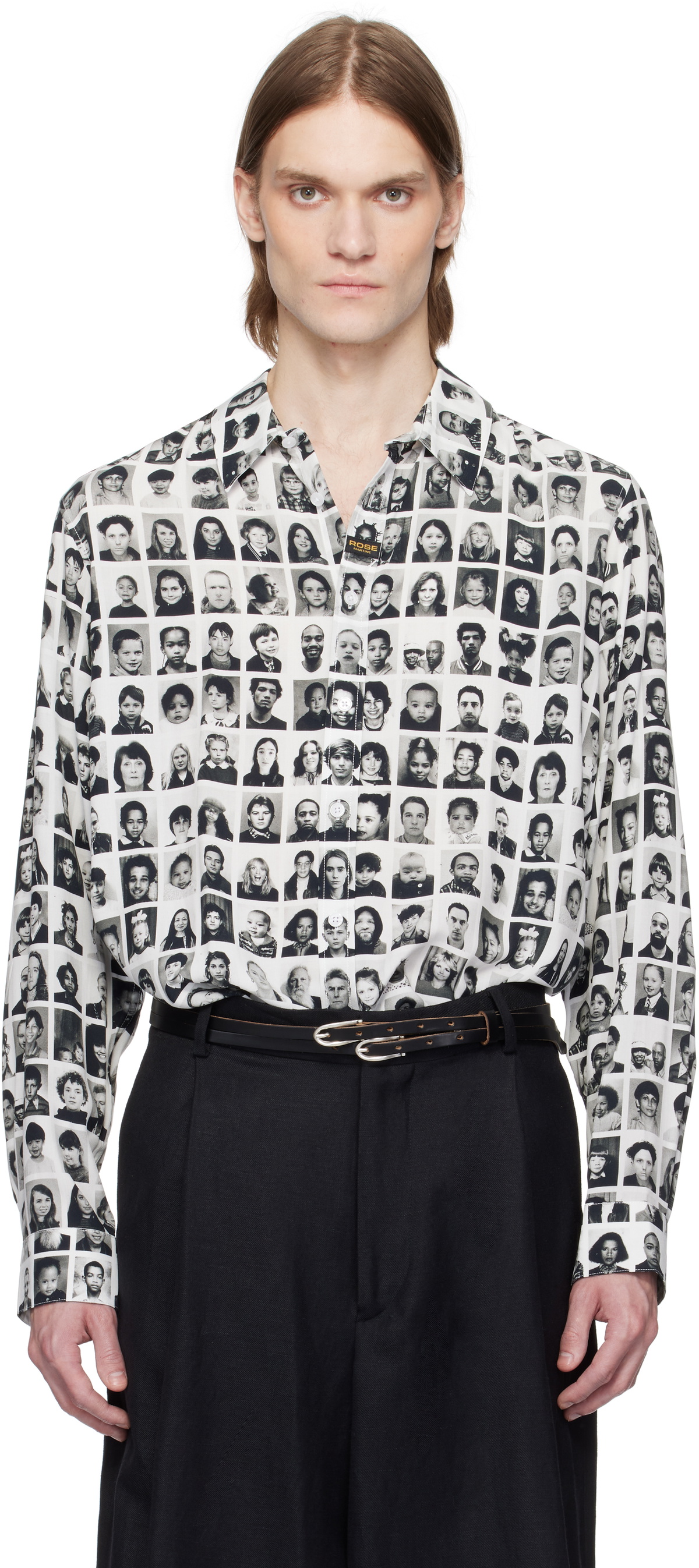Martine Rose White & Black Classic Shirt Martine Rose