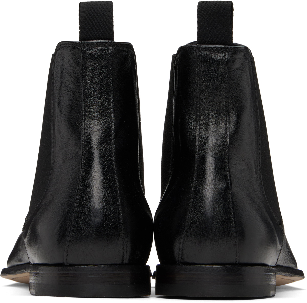 Officine Creative Black Solitude 004 Chelsea Boots Officine Creative