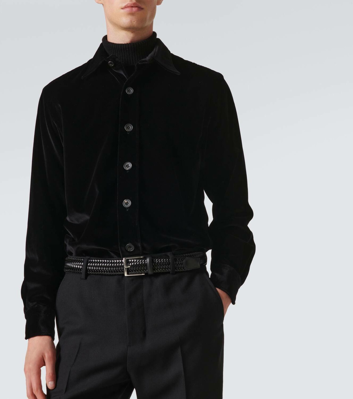 Rubinacci Braided leather belt Rubinacci