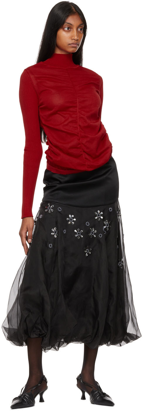 Renaissance Renaissance Red Tara Turtleneck Renaissance Renaissance