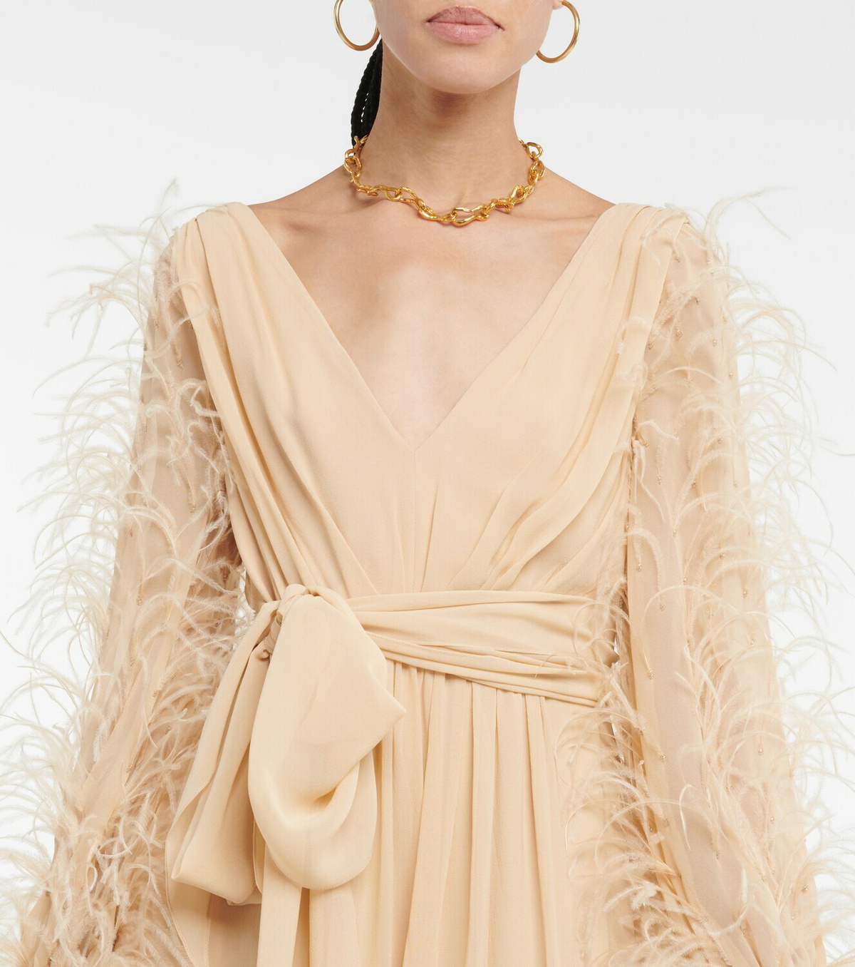 Max Mara - Bridal Ofanto embellished silk gown Max Mara
