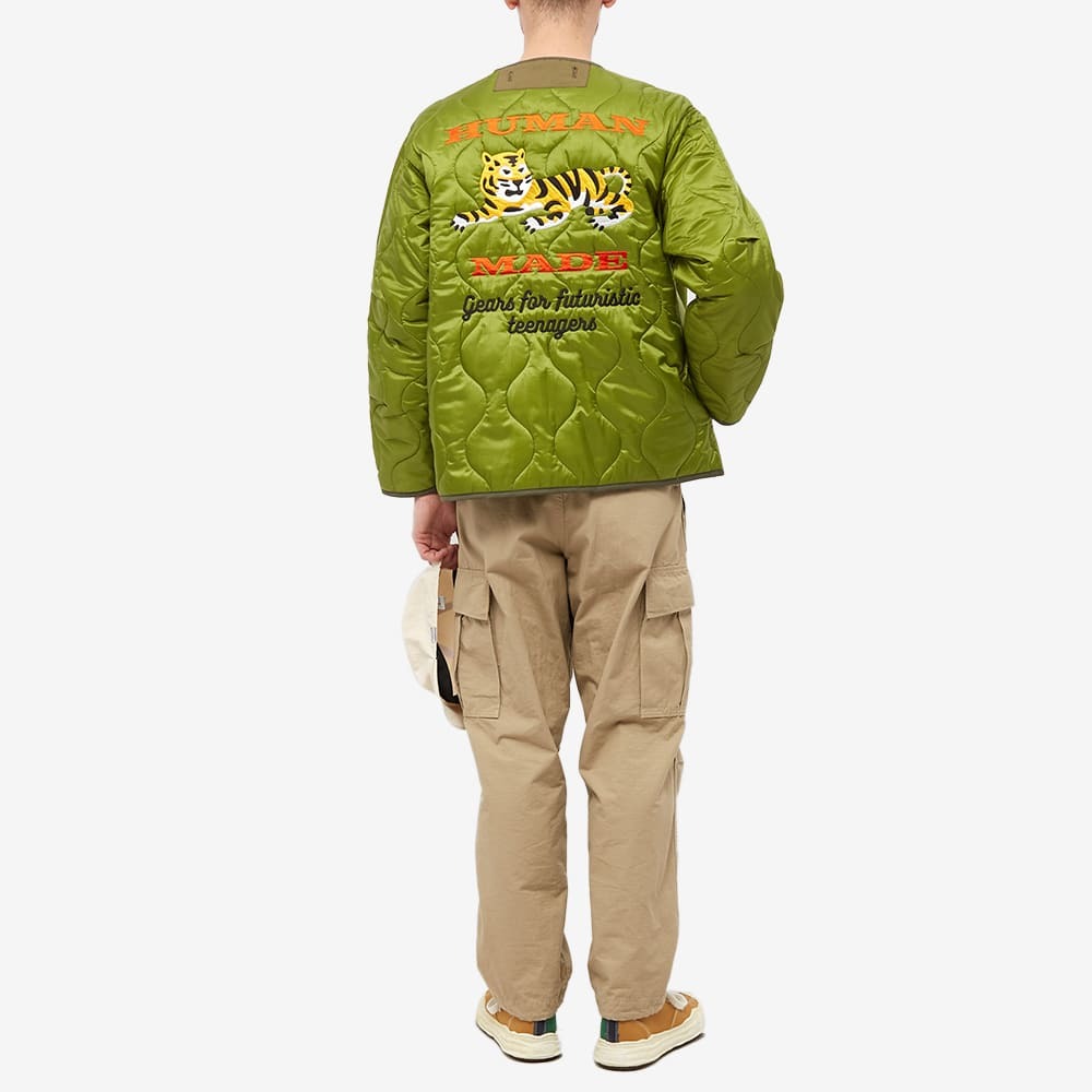 Human Made Men's Quilted Linner Jacket in Olive Drab Human Made