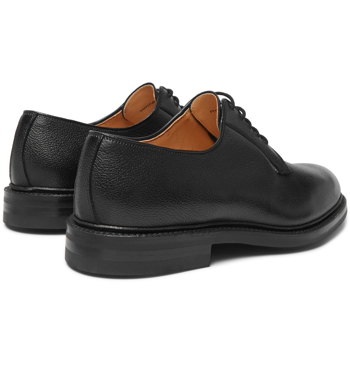 George Cleverley - Archie Horween Shell Cordovan Leather Derby Shoes ...