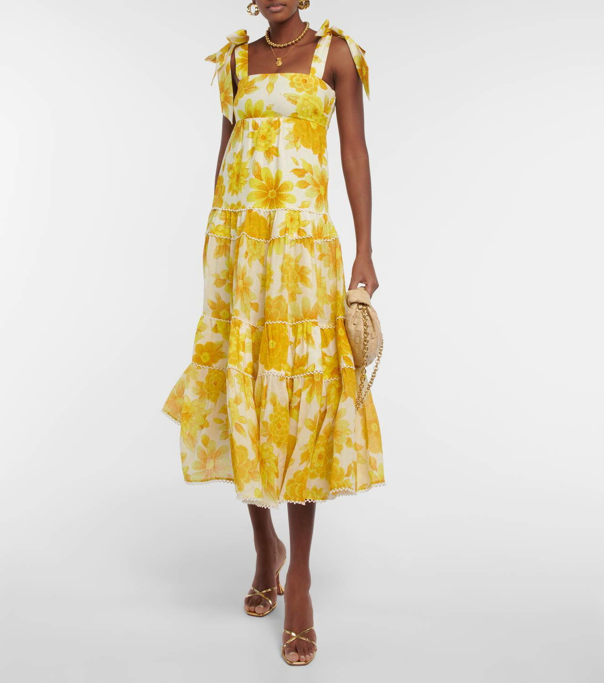 Alémais Sonny Floral Midi Dress AlÉmais