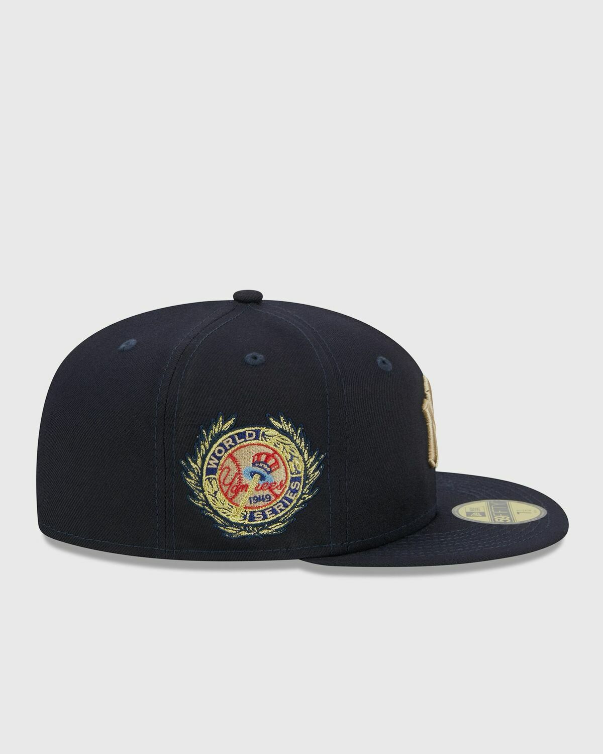 New Era New York Yankees Laurel Sidepatch Cap Blue - Mens - Caps New ...