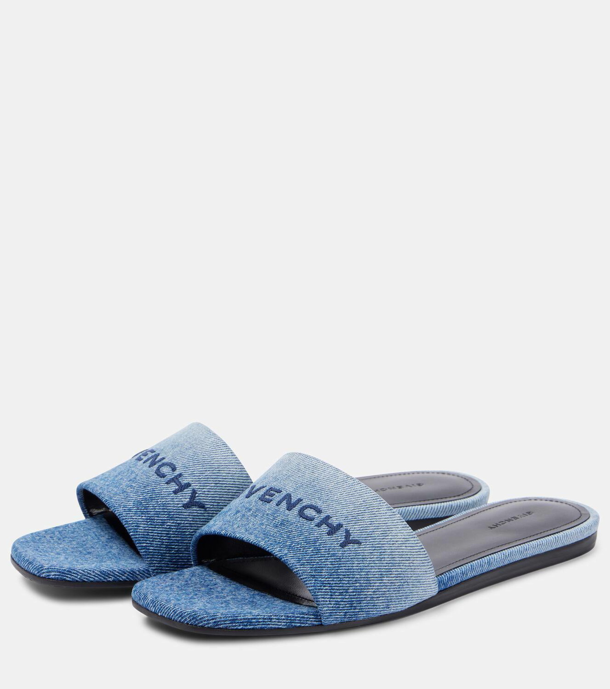 Givenchy Logo denim slides Givenchy