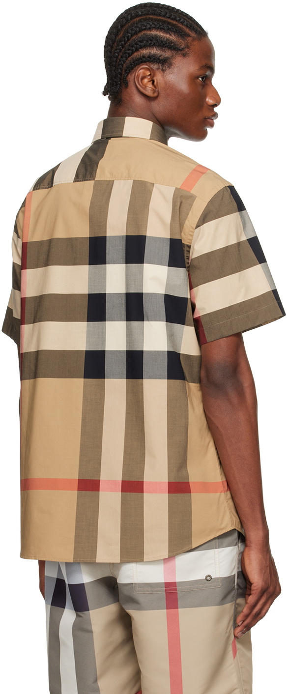 Burberry Beige Vintage Check Shirt Burberry