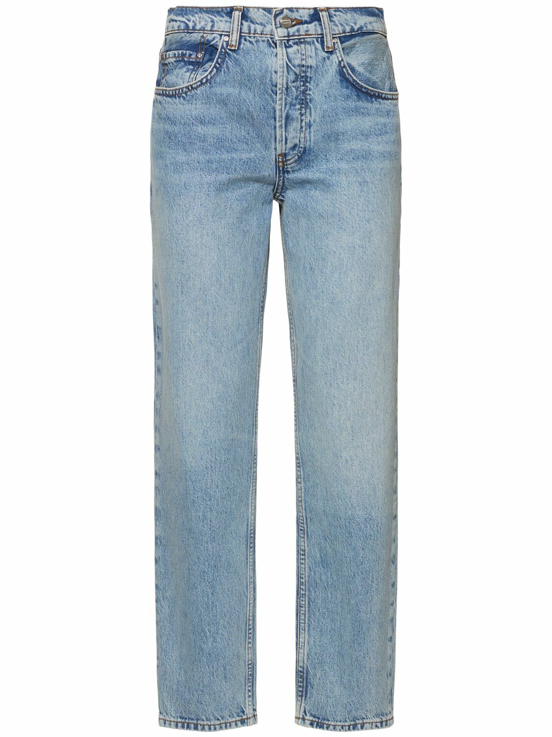 ANINE BING Benson High Rise Straight Jeans ANINE BING
