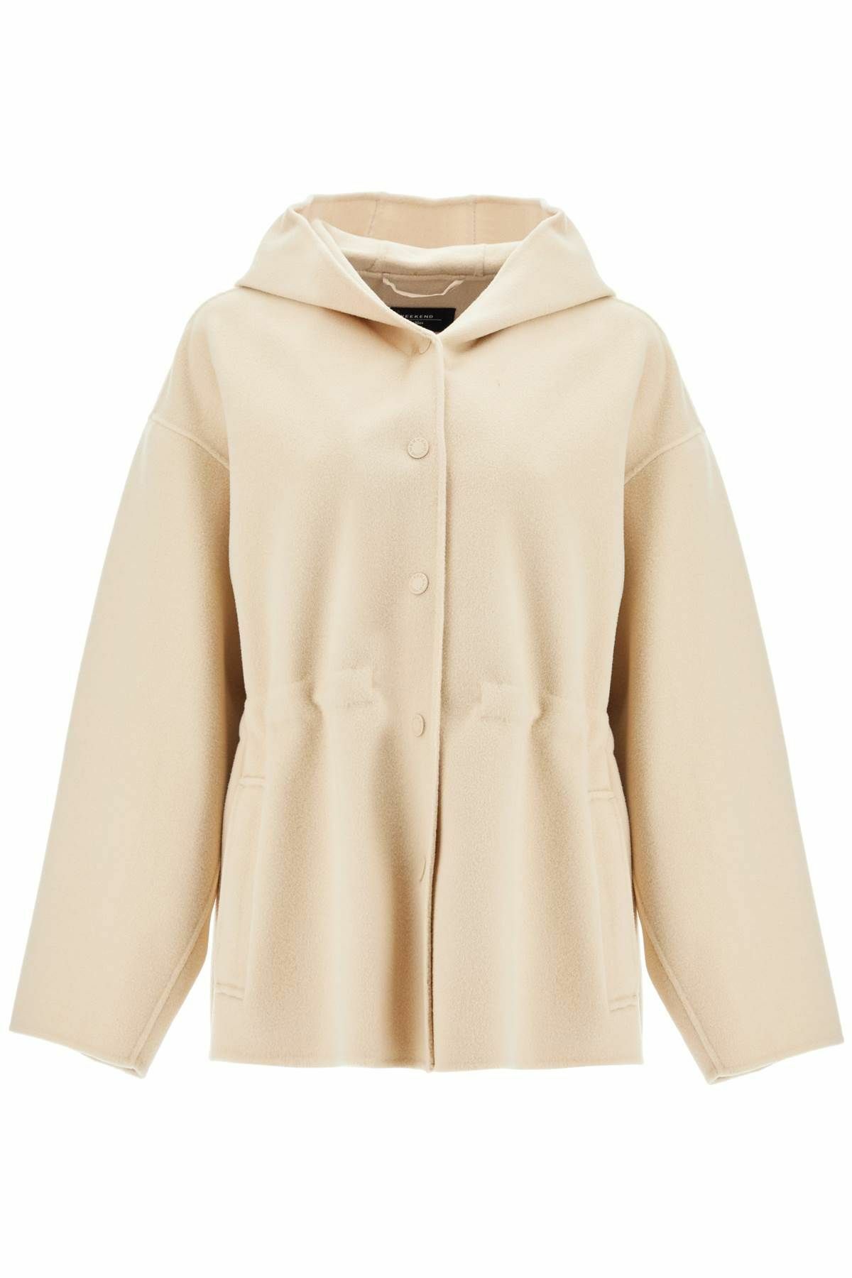 WEEKEND MAX MARA short coat with hood january Neutro Weekend Max Mara