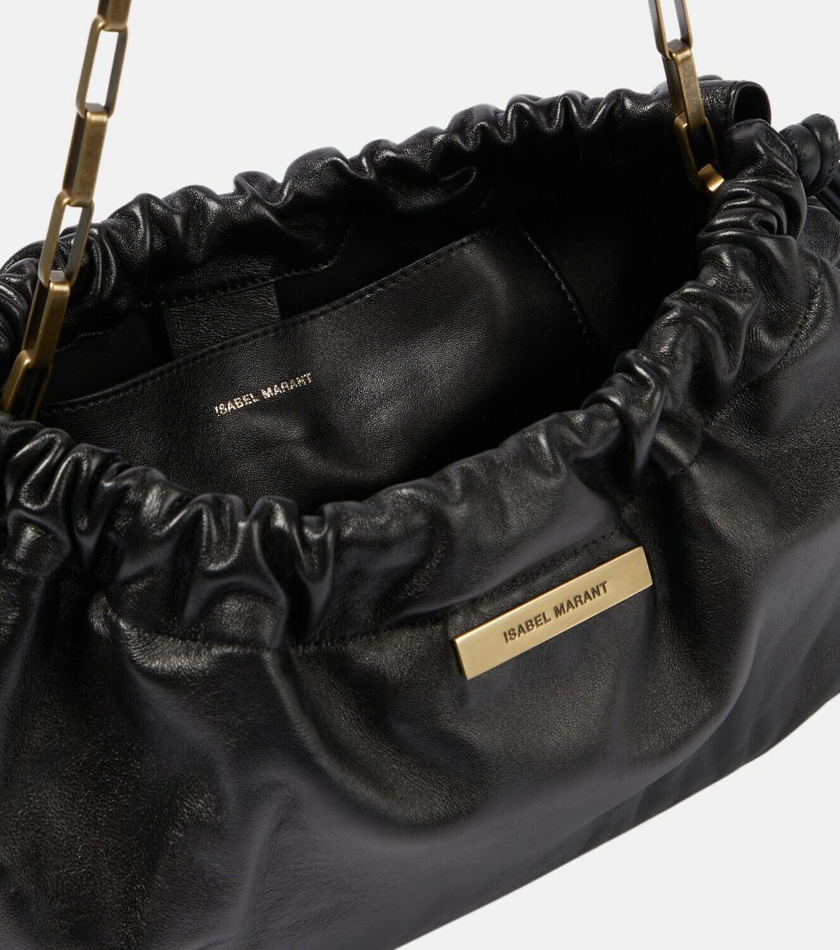 Isabel Marant - Slouchy Merine Small leather pouch Isabel Marant