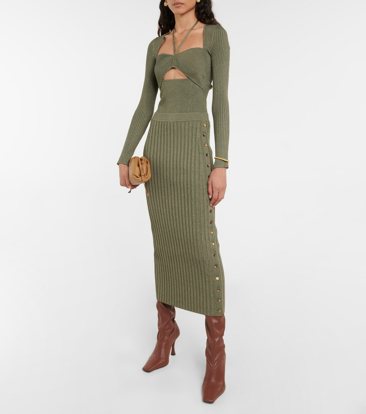 Simkhai - Alexia ribbed-knit top Simkhai