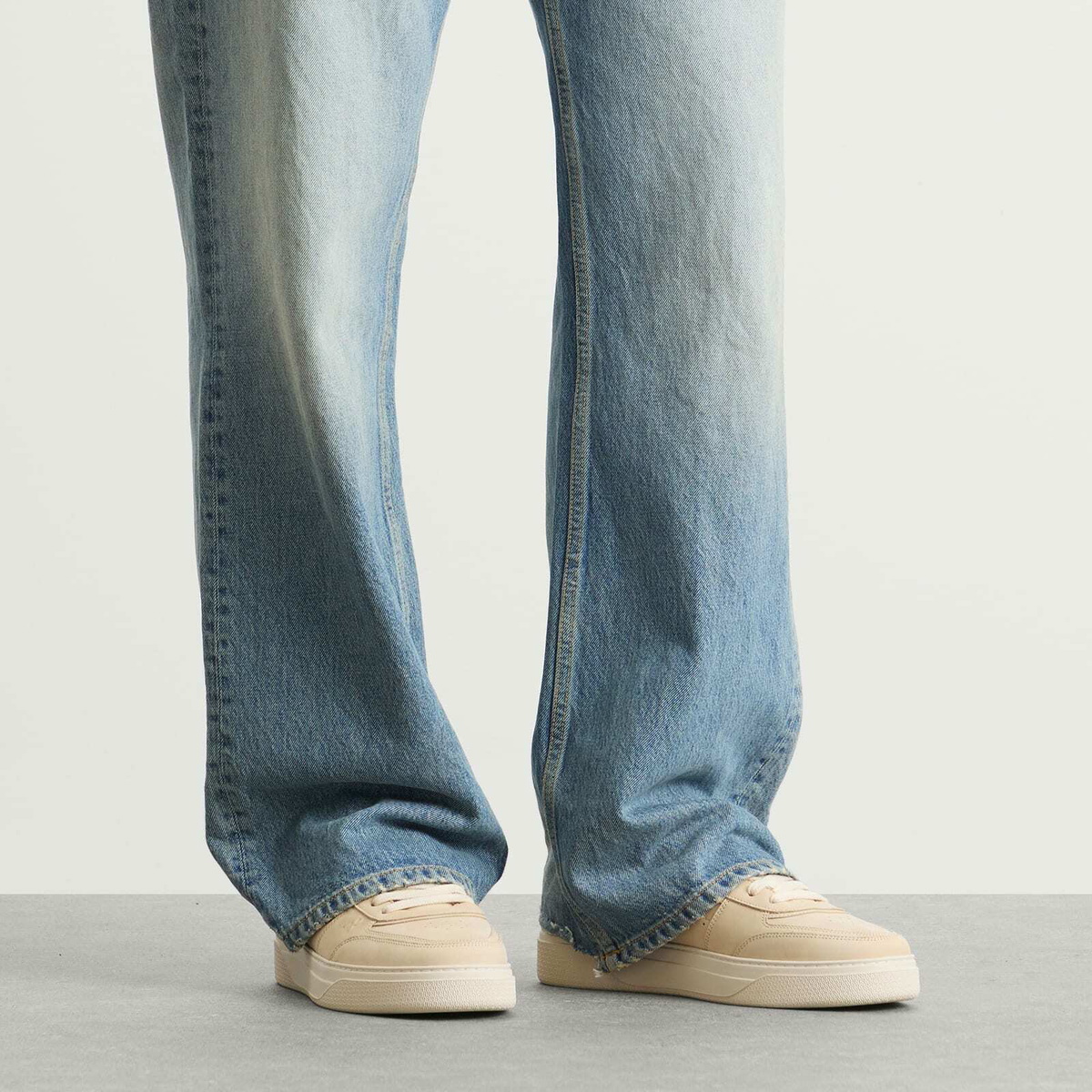 Represent Men's Initial Sneaker Nubuck in Beige Represent
