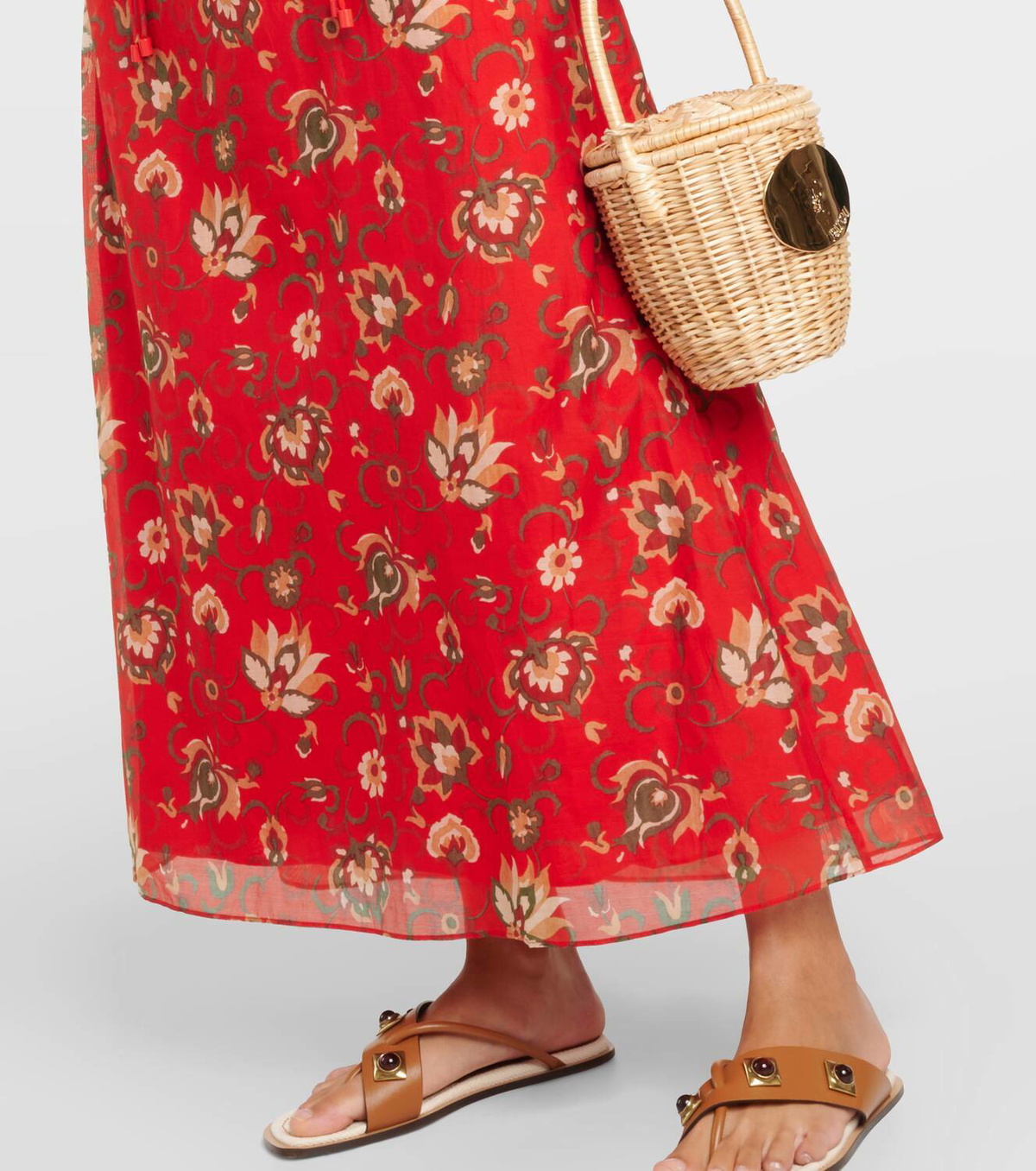 SIR Reyes printed cotton and silk maxi dress SIR.