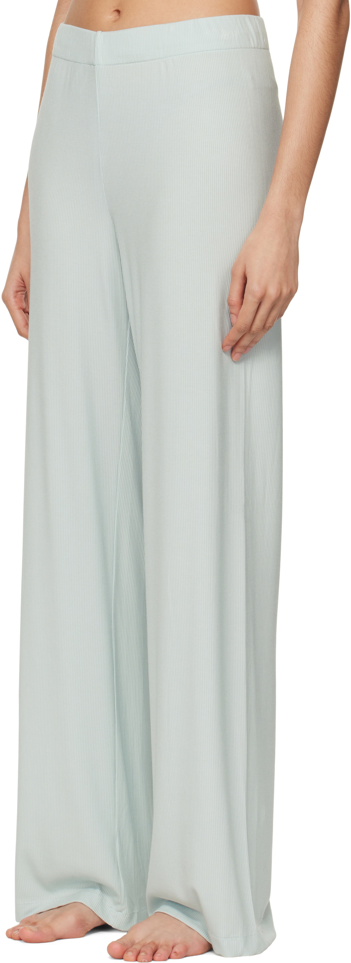 SKIMS Blue Soft Lounge Sleep Pyjama Set SKIMS