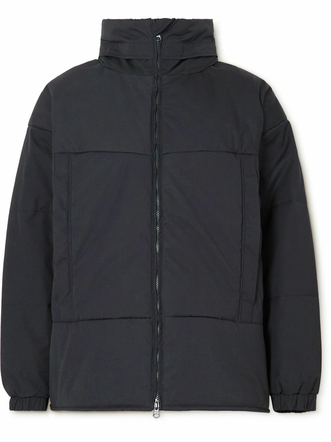 nanamica - Quilted Padded Shell Hooded Jacket - Blue Nanamica