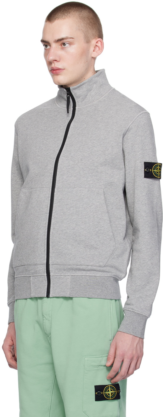 Stone Island Gray Patch Sweater Stone Island