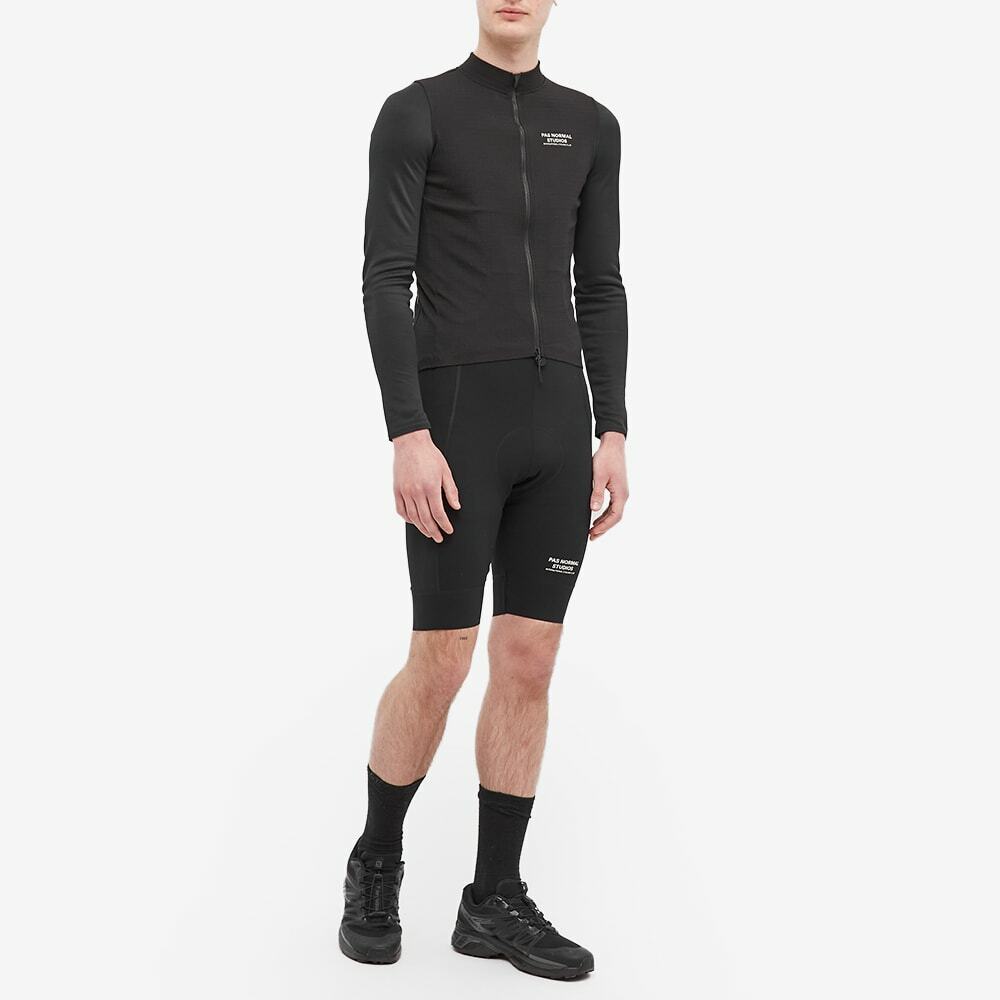 Pas Normal Studios Men's Long Sleeve Escapism Wool Jersey in Black Pas ...