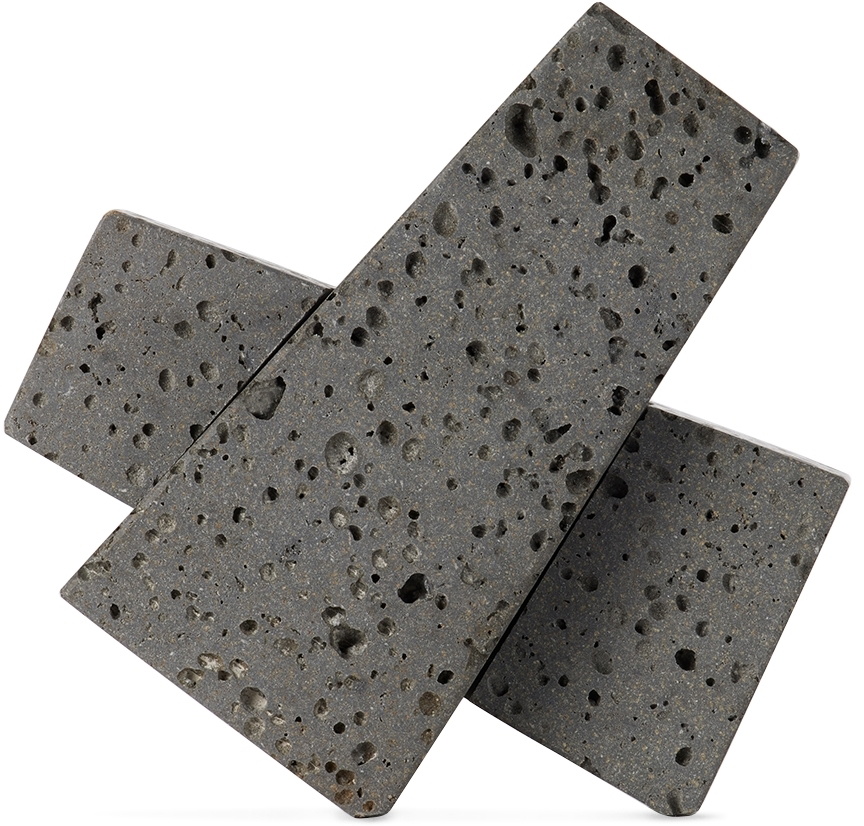 MENU Gray Converge Bookends Menu