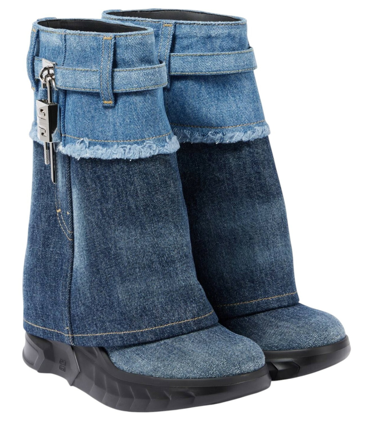 Denim Givenchy Shark Boots
