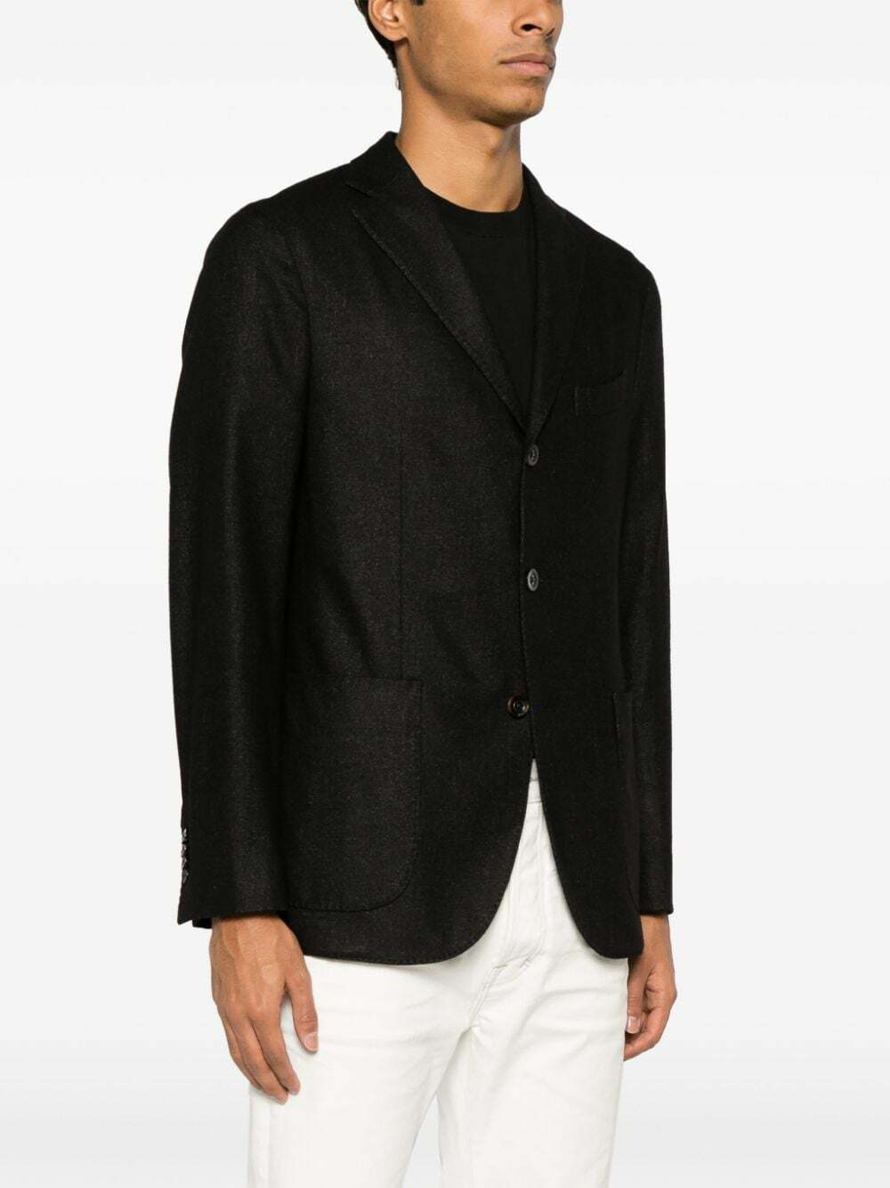 BOGLIOLI - Wool Single-breasted Jacket Boglioli