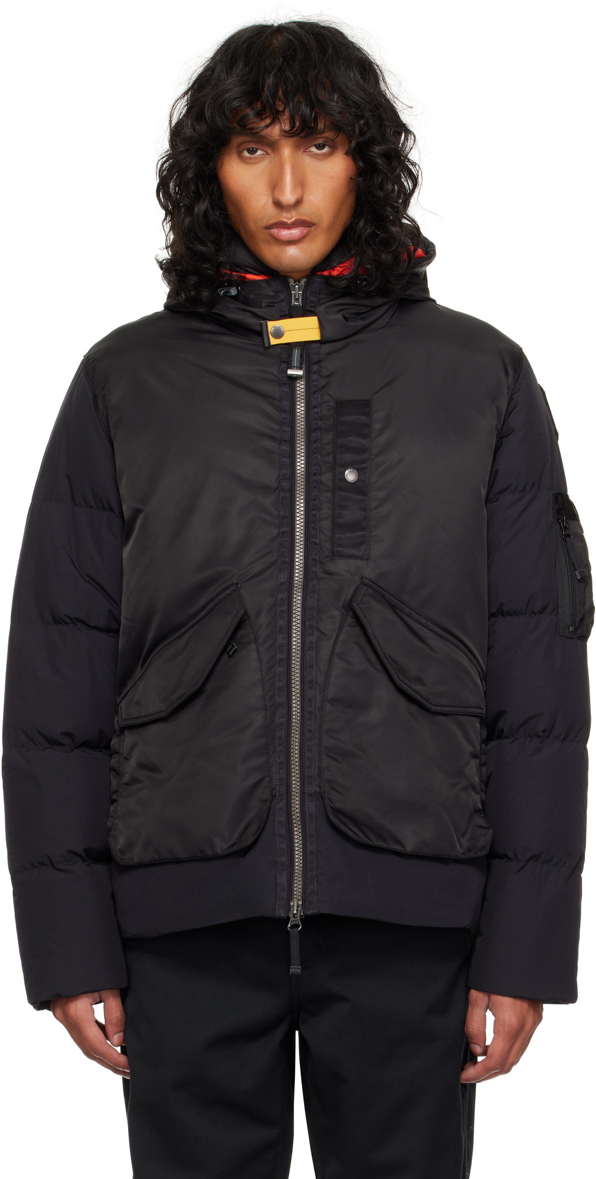 Parajumpers Black Vantage Down Jacket Parajumpers