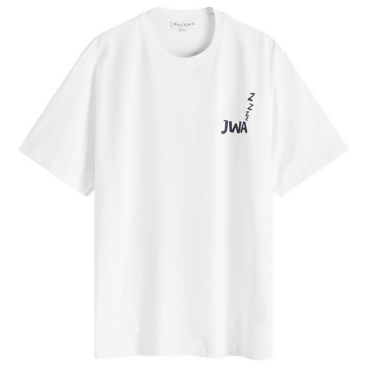 JW Anderson Men's JWA Back Print T-Shirt in White JW Anderson