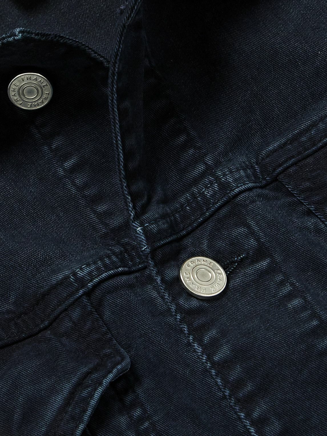 FRAME - Heritage Lyocell-Blend Jacket - Blue Frame Denim