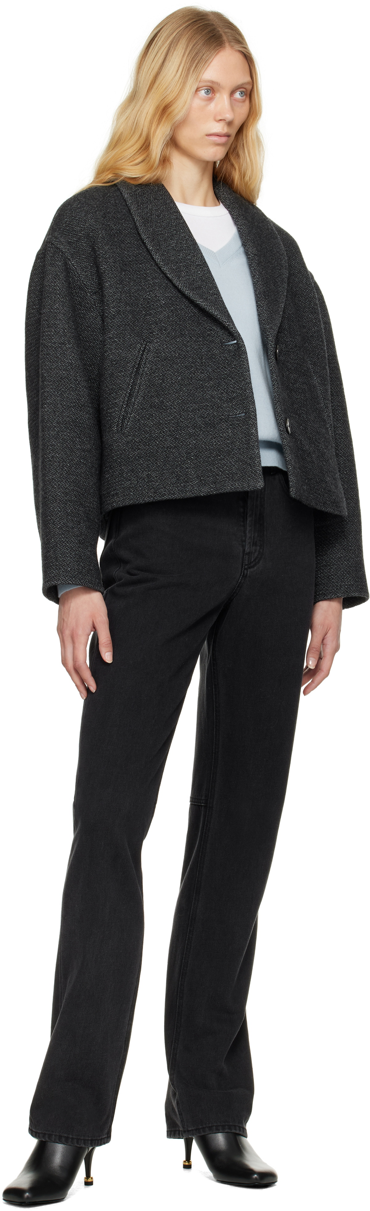 Isabel Marant Etoile Gray Lanna Jacket Isabel Marant Etoile