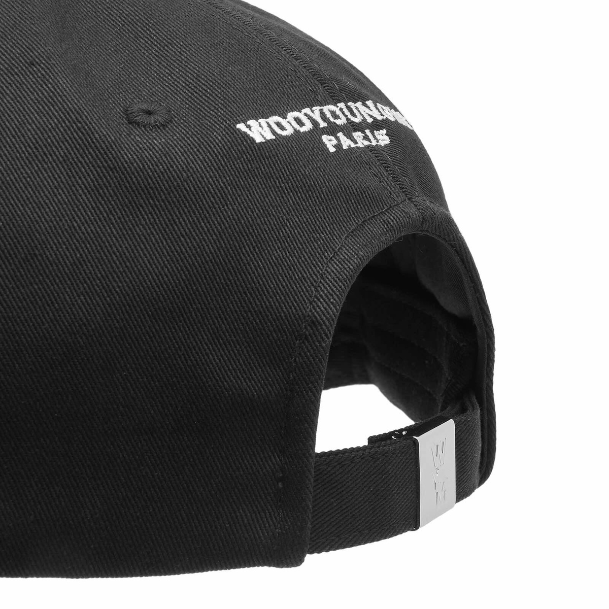 Wooyoungmi Men's WM Logo Cap in Black Wooyoungmi