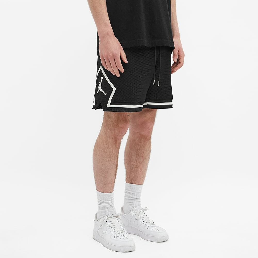 Air Jordan Men's Diamond Mesh Shorts in Black Nike Jordan Brand