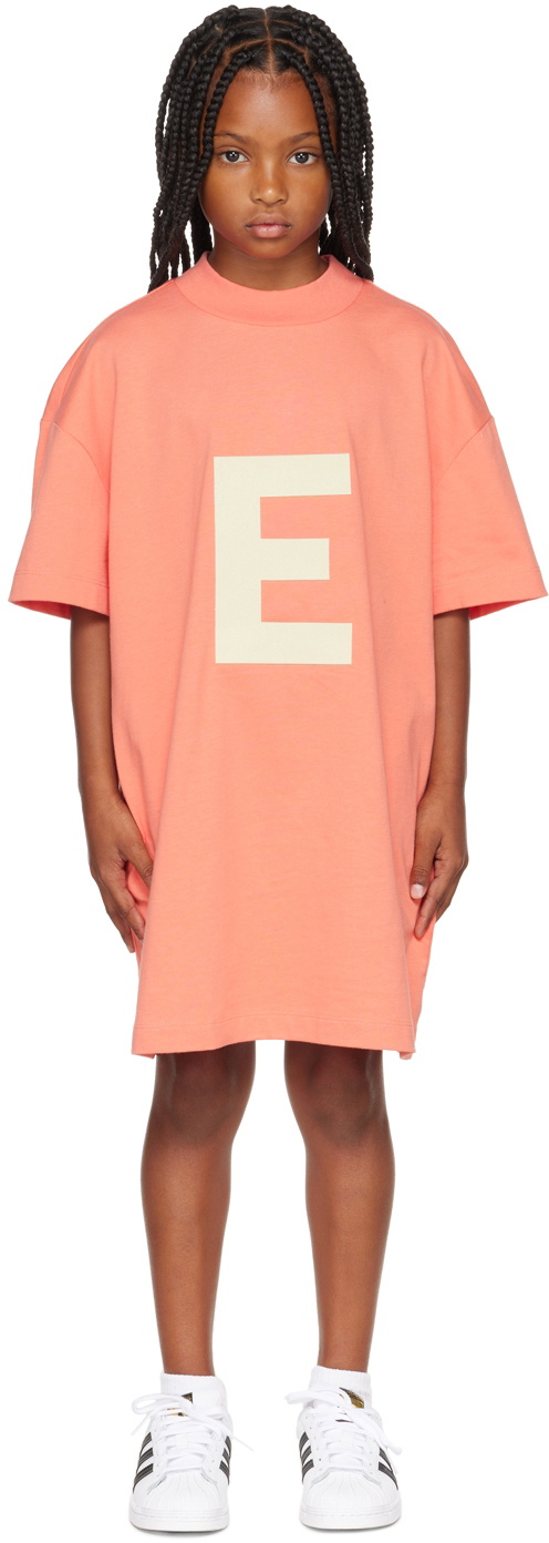 Essentials Kids Pink 'E' T-Shirt Dress Essentials