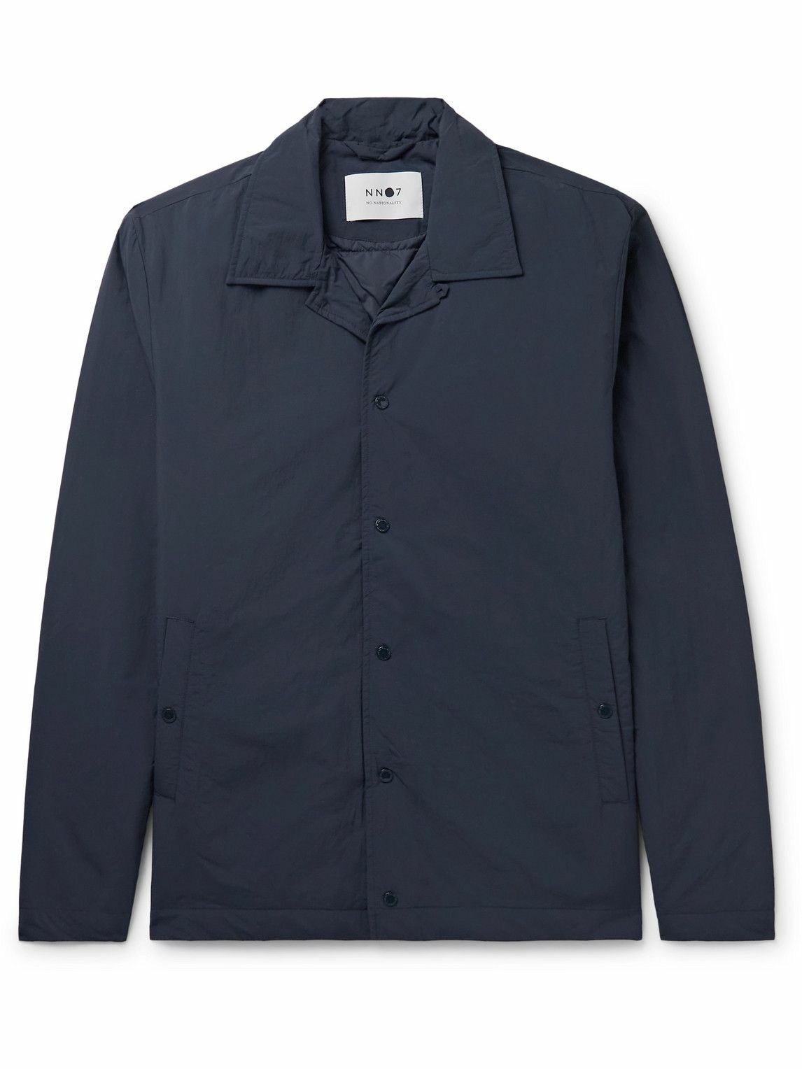 NN07 - Clyde 8280 Convertible-Collar Padded Crinkled-Shell Jacket ...