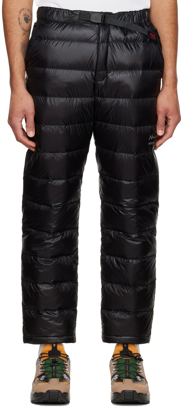 Gramicci Black Portable Down Trousers Gramicci