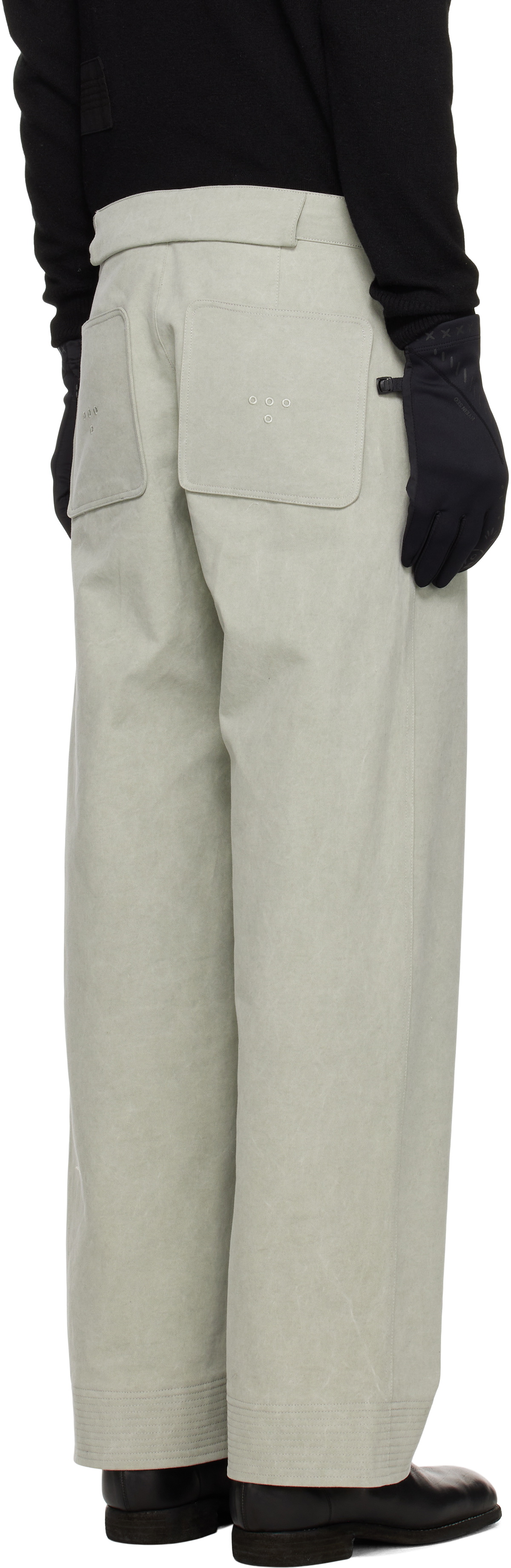 Tondolo Taupe Simple Workwear Trousers Tondolo