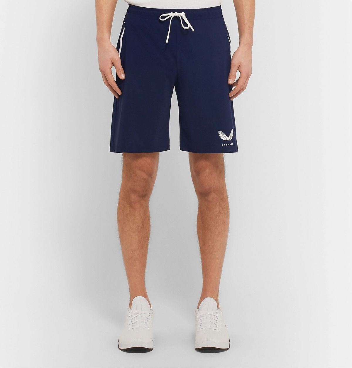 CASTORE - Alves Slim-Fit Stretch-Jersey Shorts - Blue CASTORE