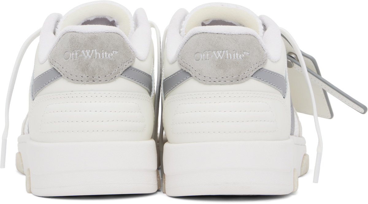 Off-White White & Gray Slim Out Of Office Sneakers Off-White