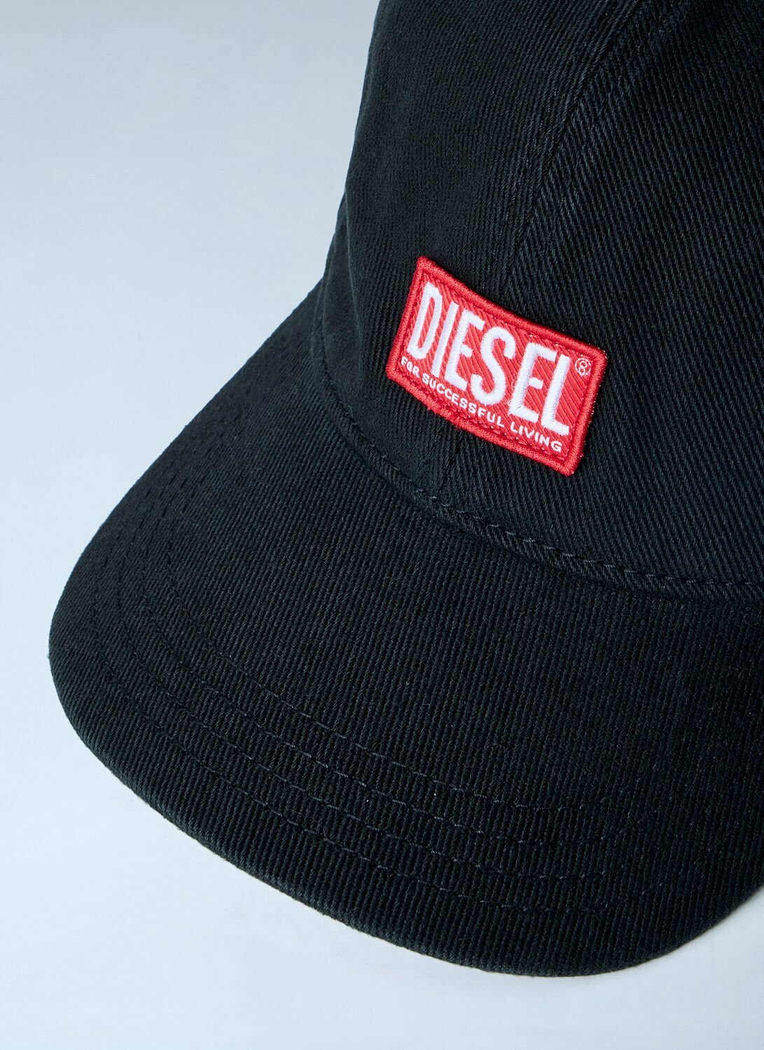 Diesel Logo Motif Baseball Cap Diesel