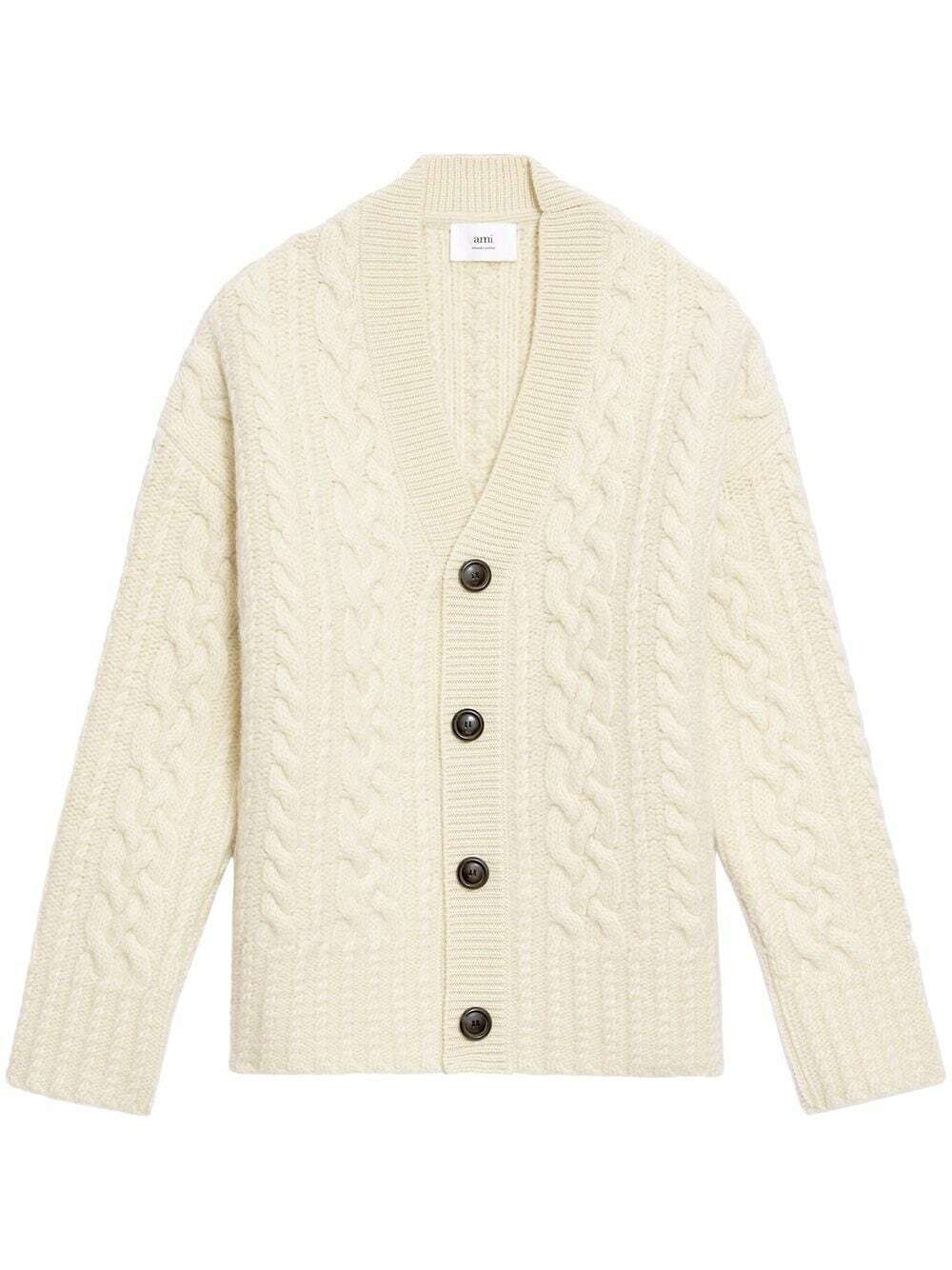 AMI PARIS - Cardigan With Logo AMI