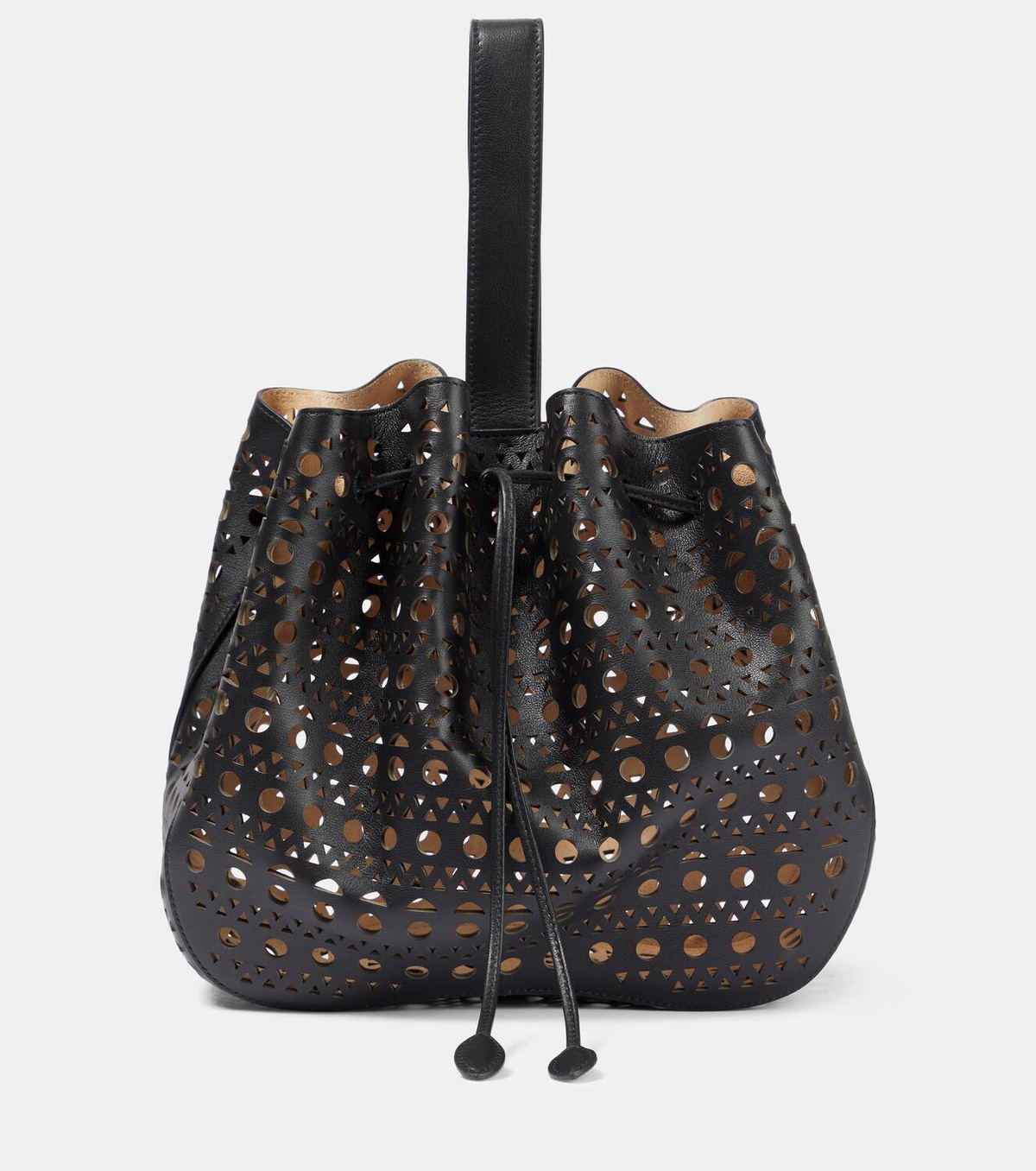 Alaïa Rose Marie 28 Vienne leather tote bag ALAÏA