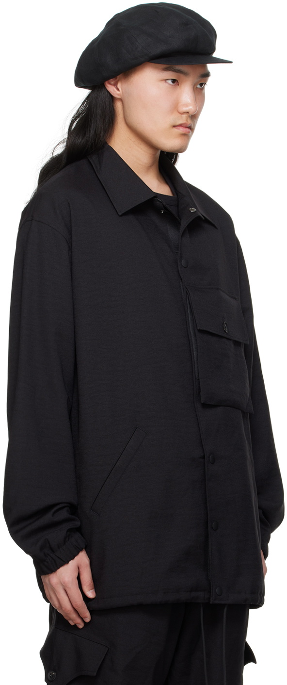 Y-3 Black Flap Pocket Jacket Y-3