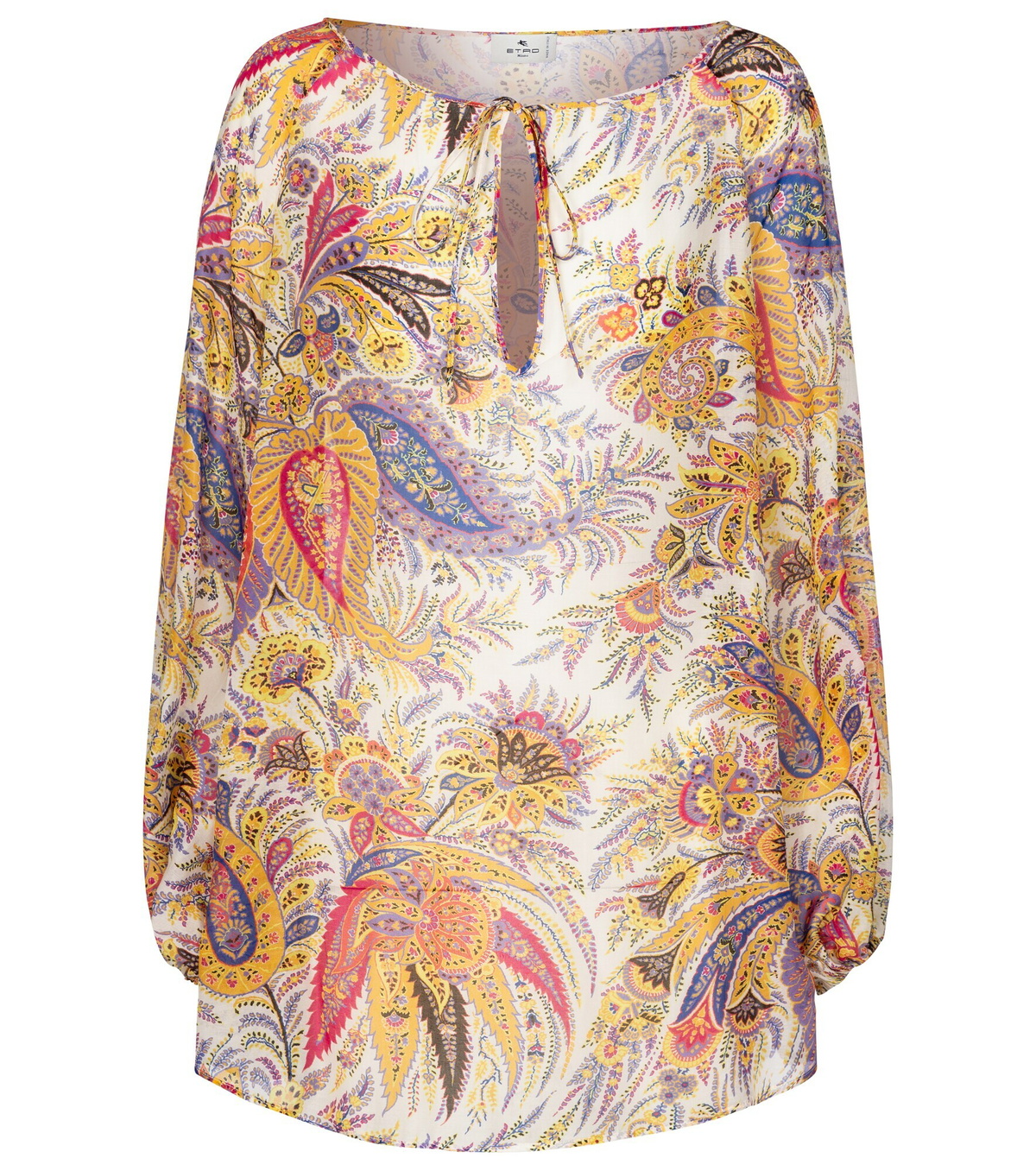 Etro - Printed cotton and silk blouse Etro