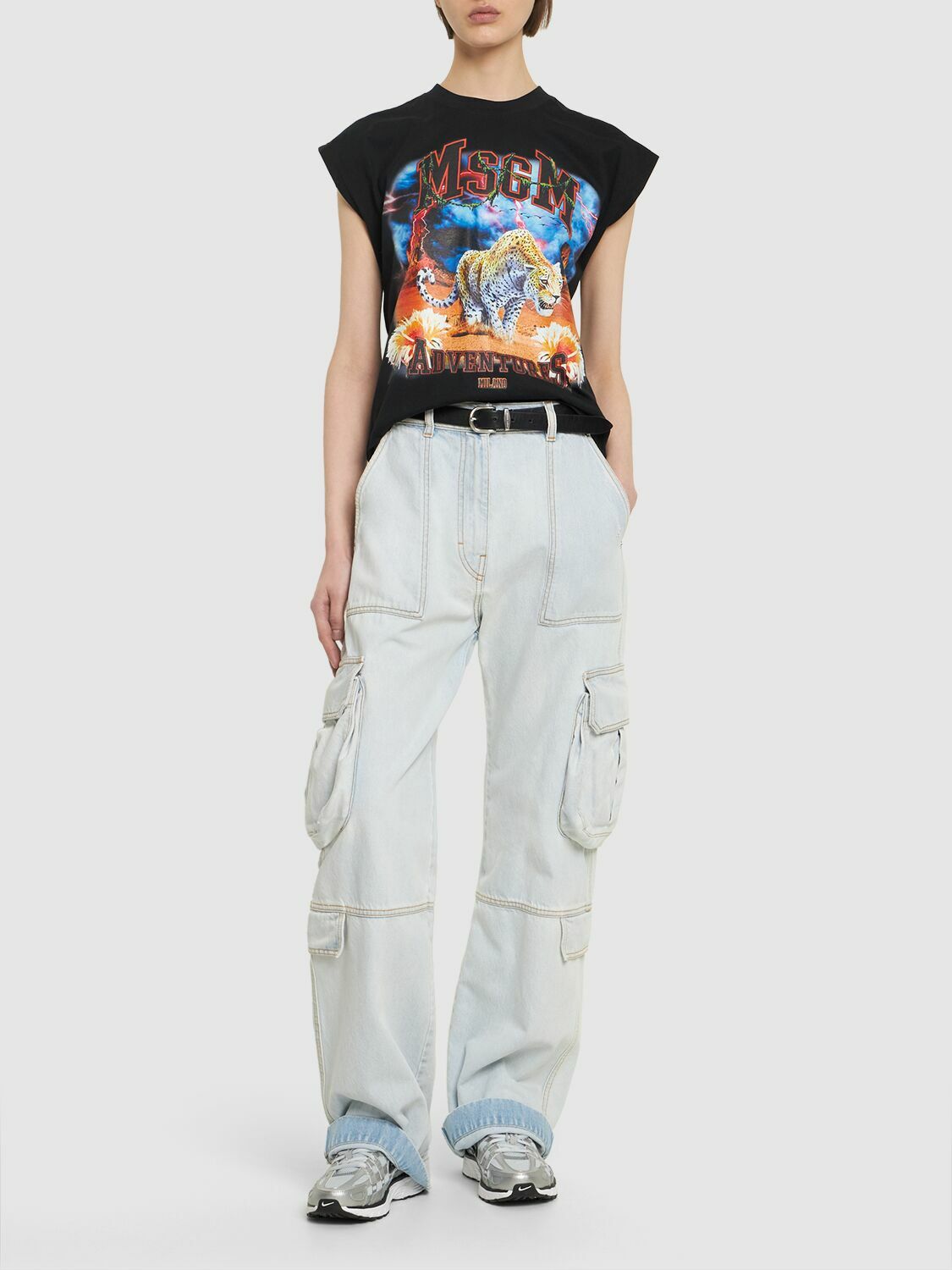 MSGM - Cotton Cargo Pants MSGM