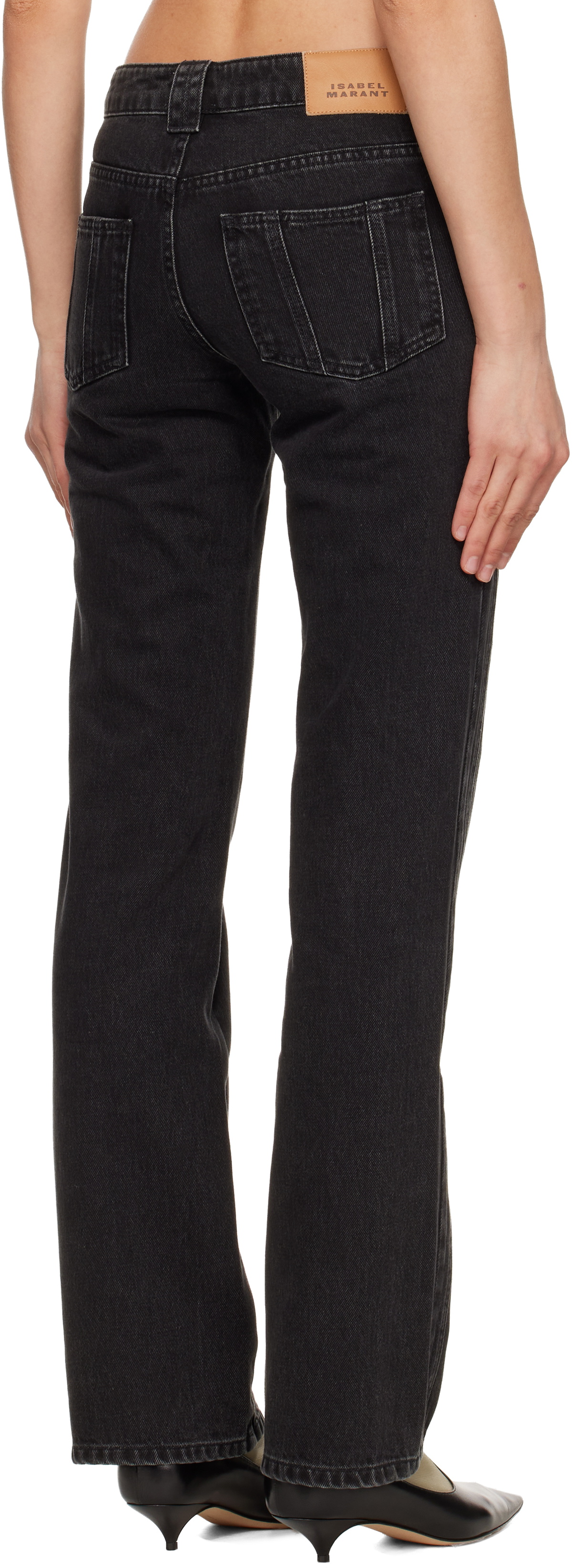Isabel Marant Etoile Black Jaylis Jeans Isabel Marant Etoile
