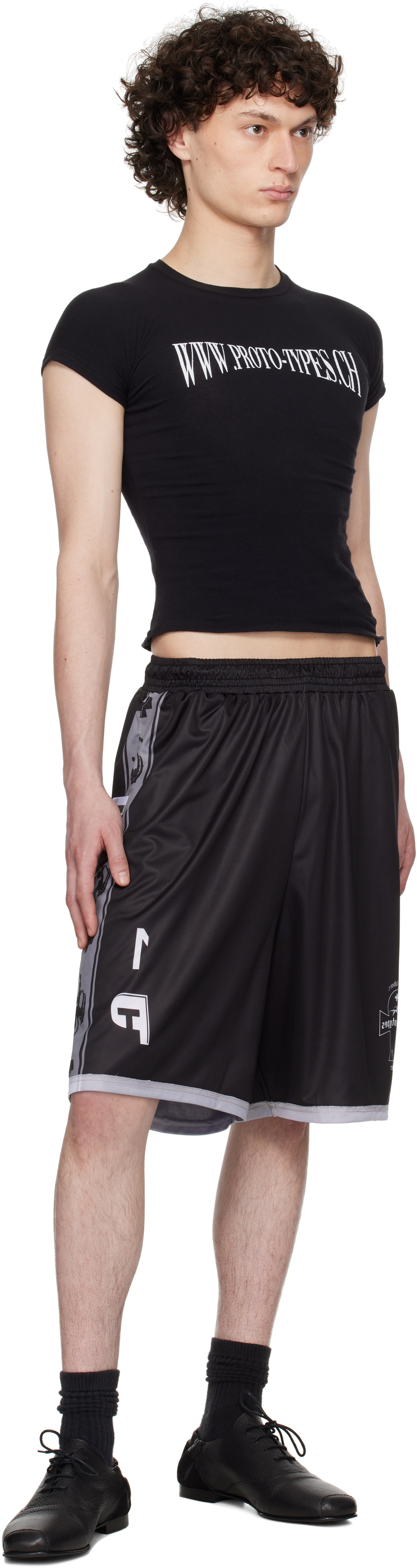 Prototypes Gray Insideout Football Shorts PROTOTYPES